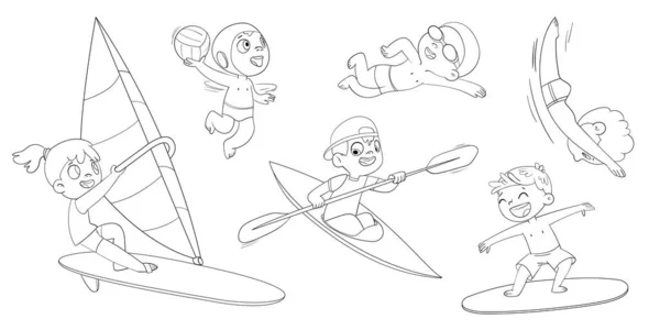 Water Sports Coloring Pages
