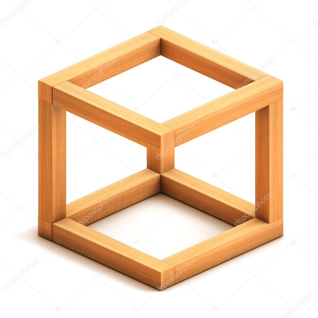 Impossible Cube Illusion