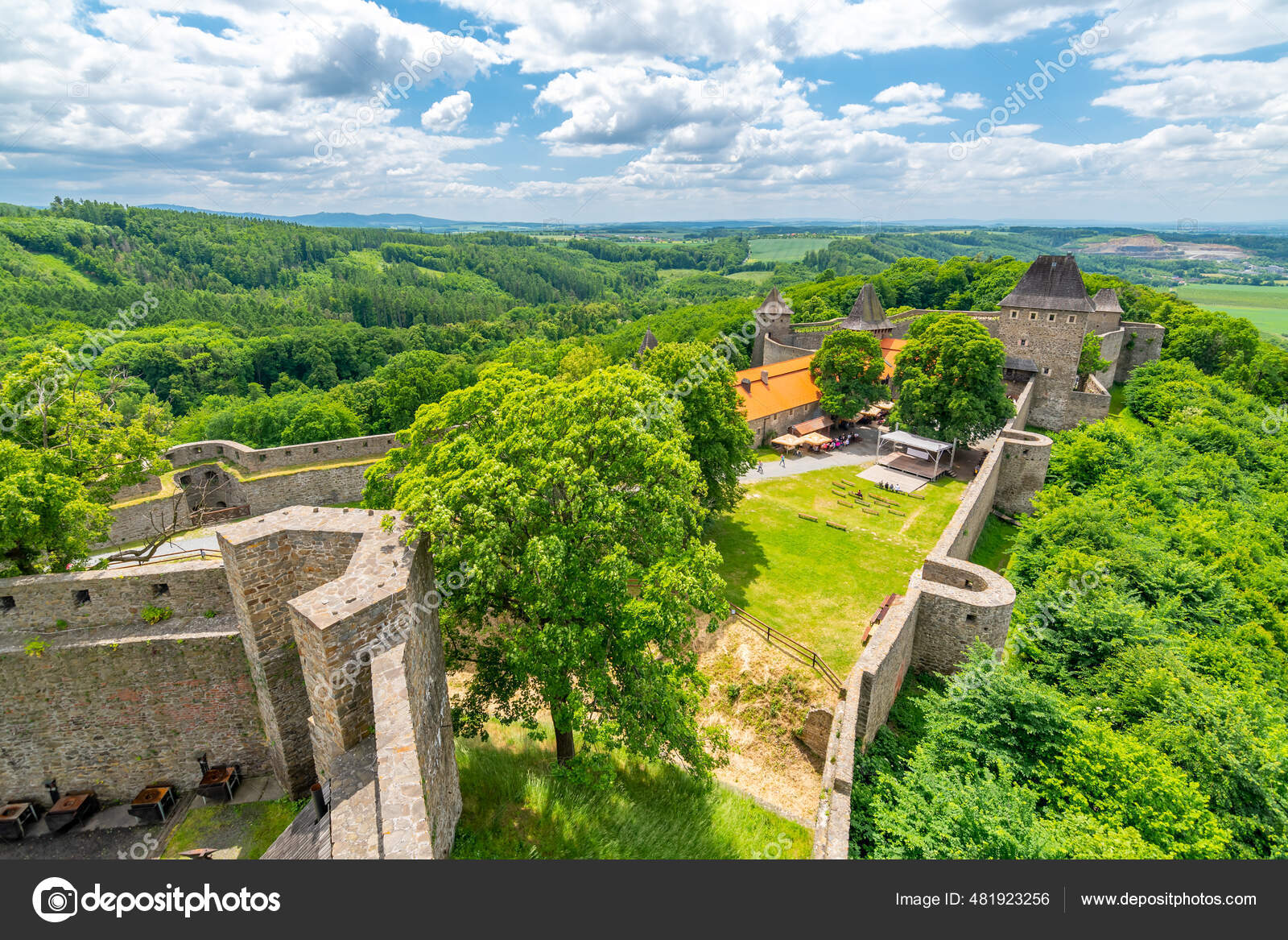 Medieval Castle Helfstyn Czech Republic Ancient Castle Gothic Style ...
