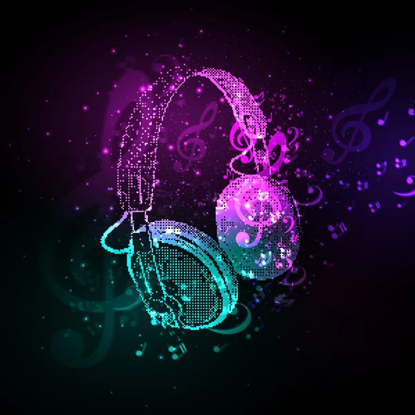 Abstract headphones Vector Art Stock Images | Depositphotos