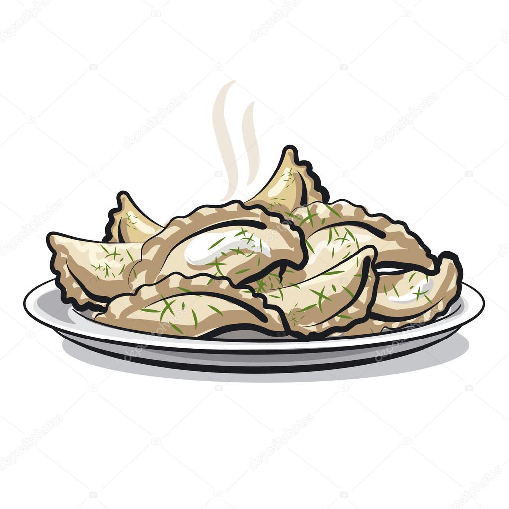 Perogies Clipart Free