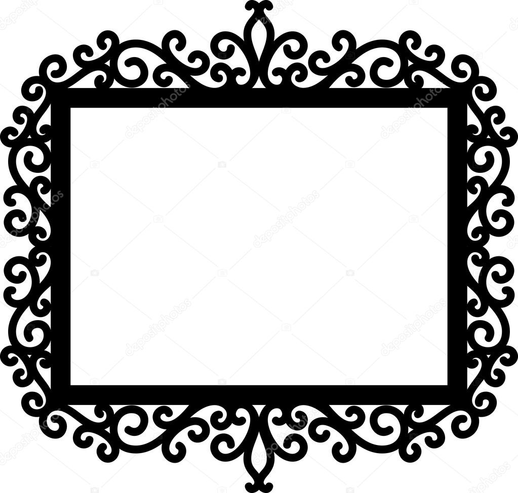 Fancy Frame Outline Vector - Infoupdate.org