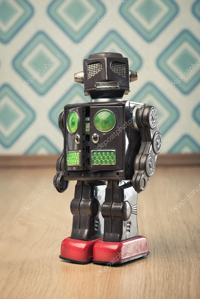 Vintage Robots Wallpaper