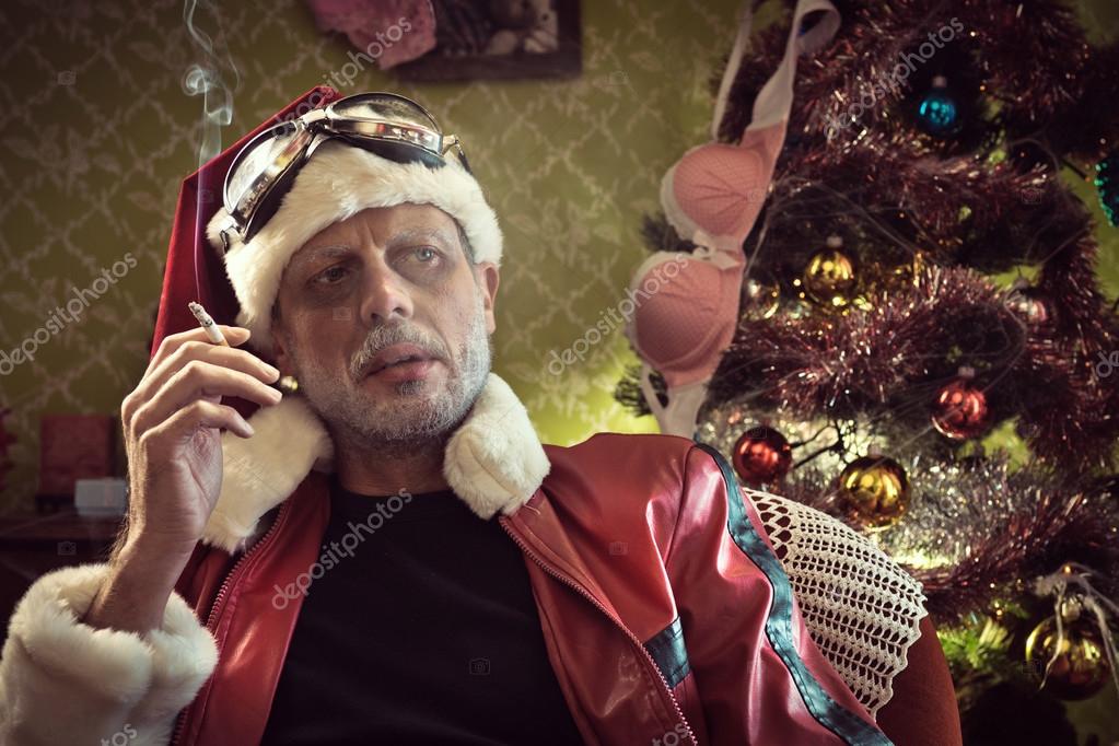 Santa Smoking Joint