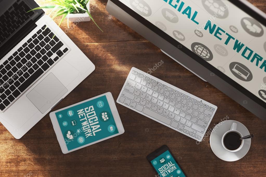 Social network website — Stock Photo © stokkete #66894781