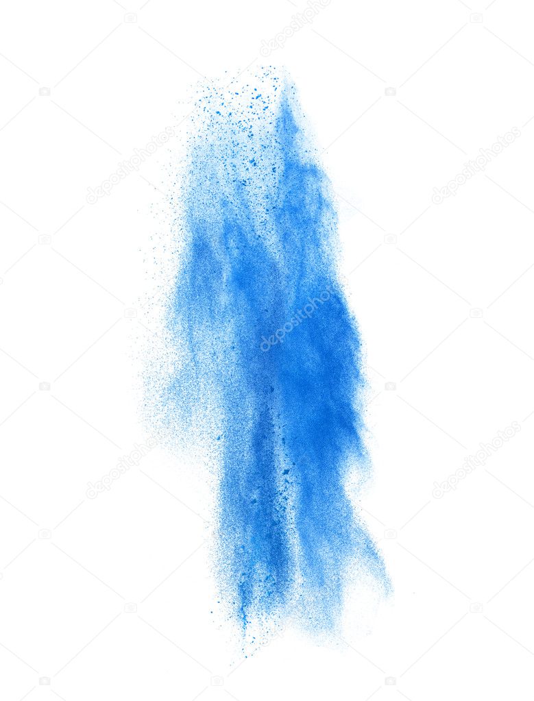 Colorful powder splash on white background Stock Photo by ©Vbashutskyy ...