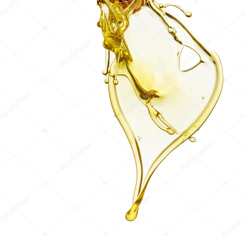 Oil splash isolated on white background Stock Photo by ©Vbashutskyy ...