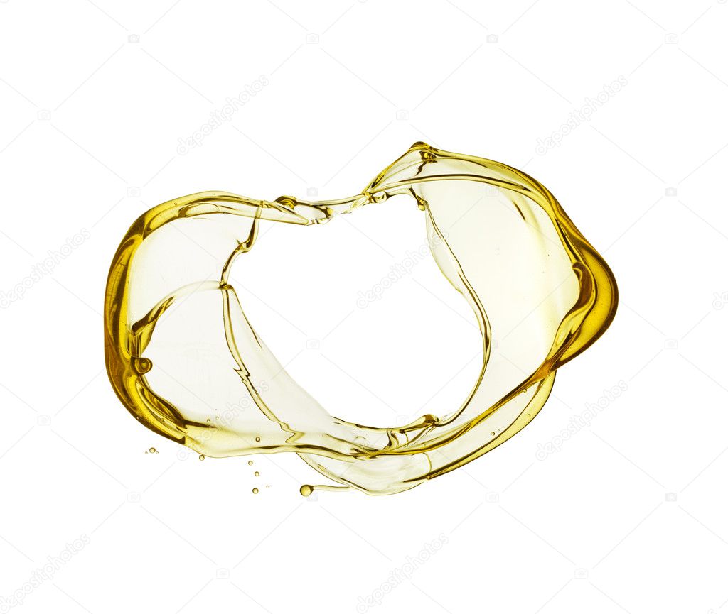 Oil splash isolated on white background Stock Photo by ©Vbashutskyy ...