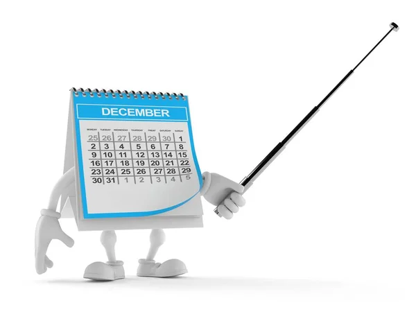 Calendar character holding glass sample Stock Photo by ©Talaj 321014012