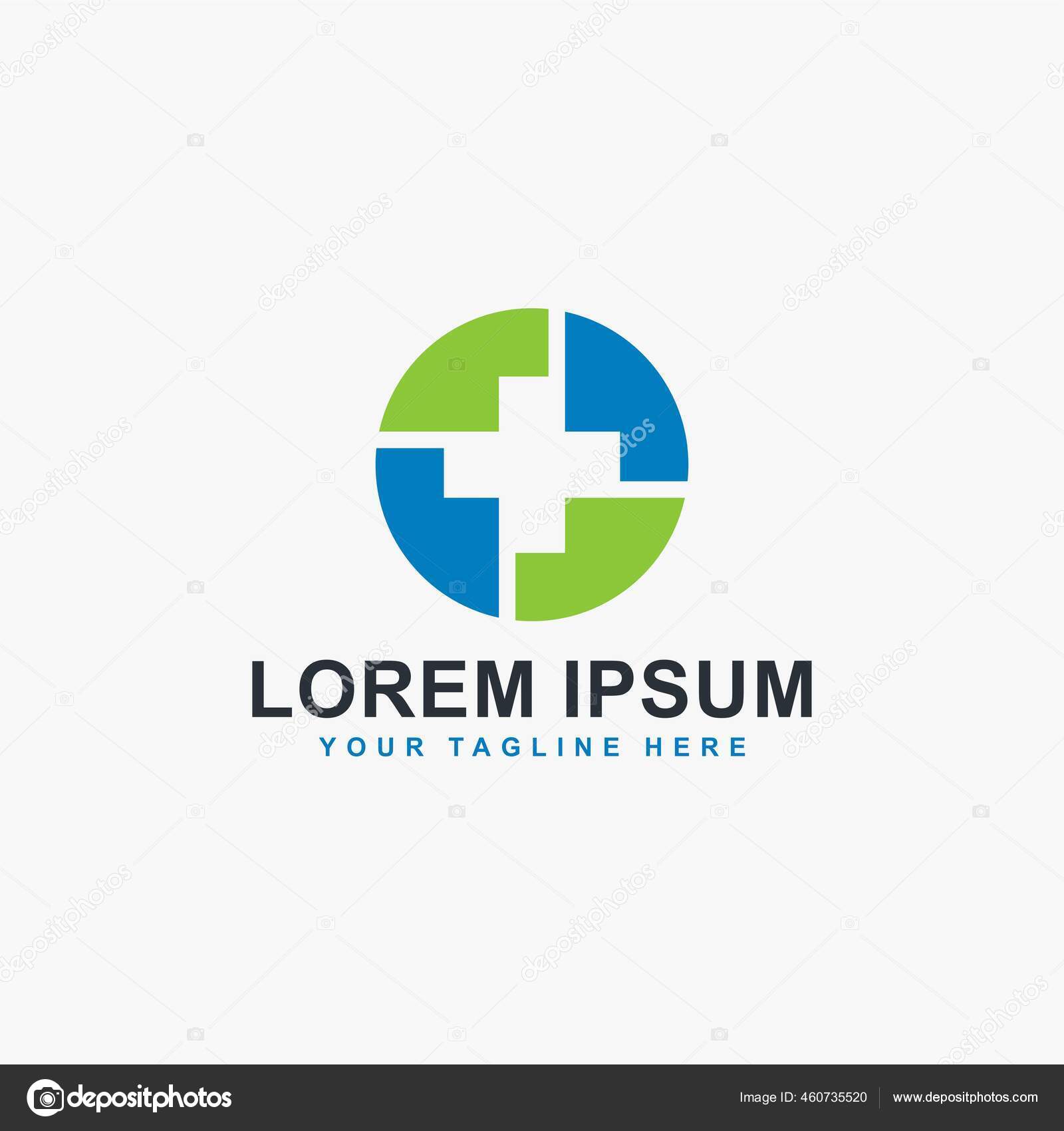 Cross Medical Logo Design Vector Health Clinic Logo Sign Stock Vector ...