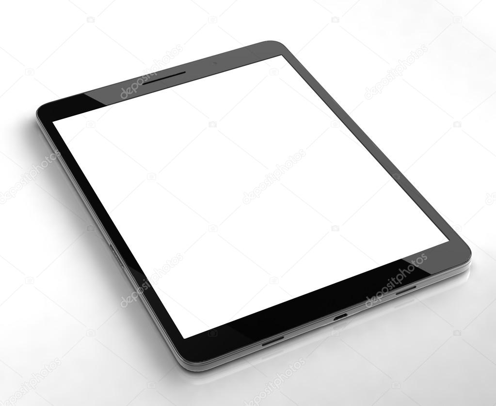 Blank screen tablet Stock Photo by ©CLIPAREA 54798821
