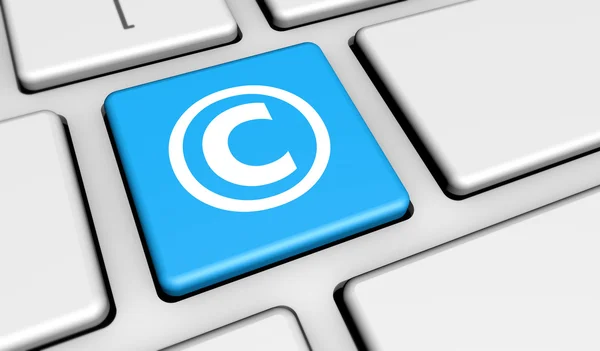 Copyright Symbol Computer Key — Stock Photo © NiroDesign #79231550