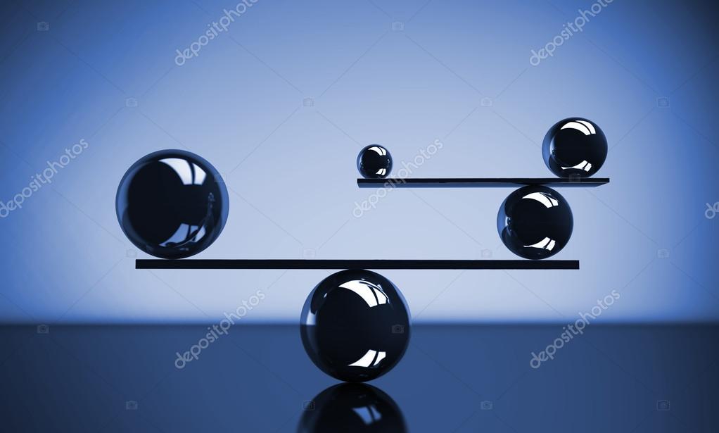 Balance Concepto de sistema perfecto — Foto de stock © NiroDesign ...