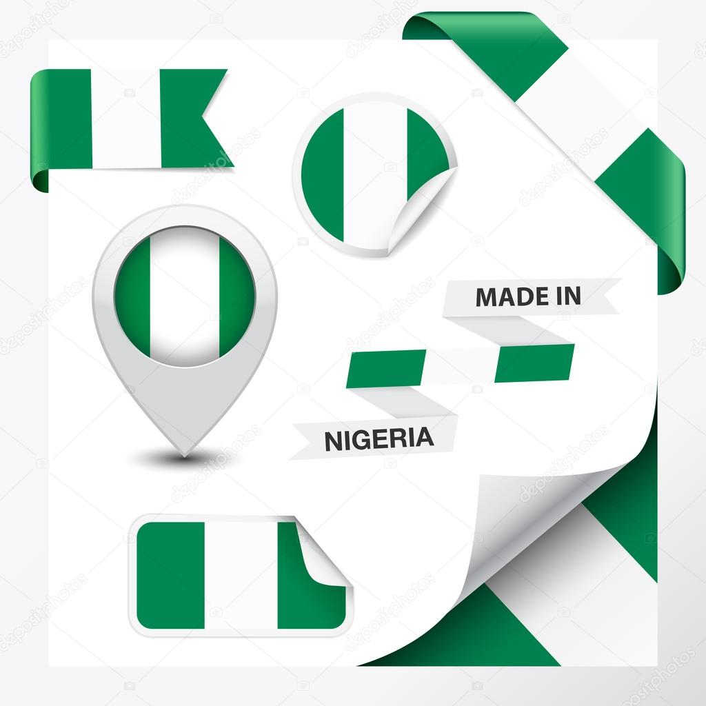 Nigeria Made In Flag Collection Stock Vector Image by ©NiroDesign #68813581