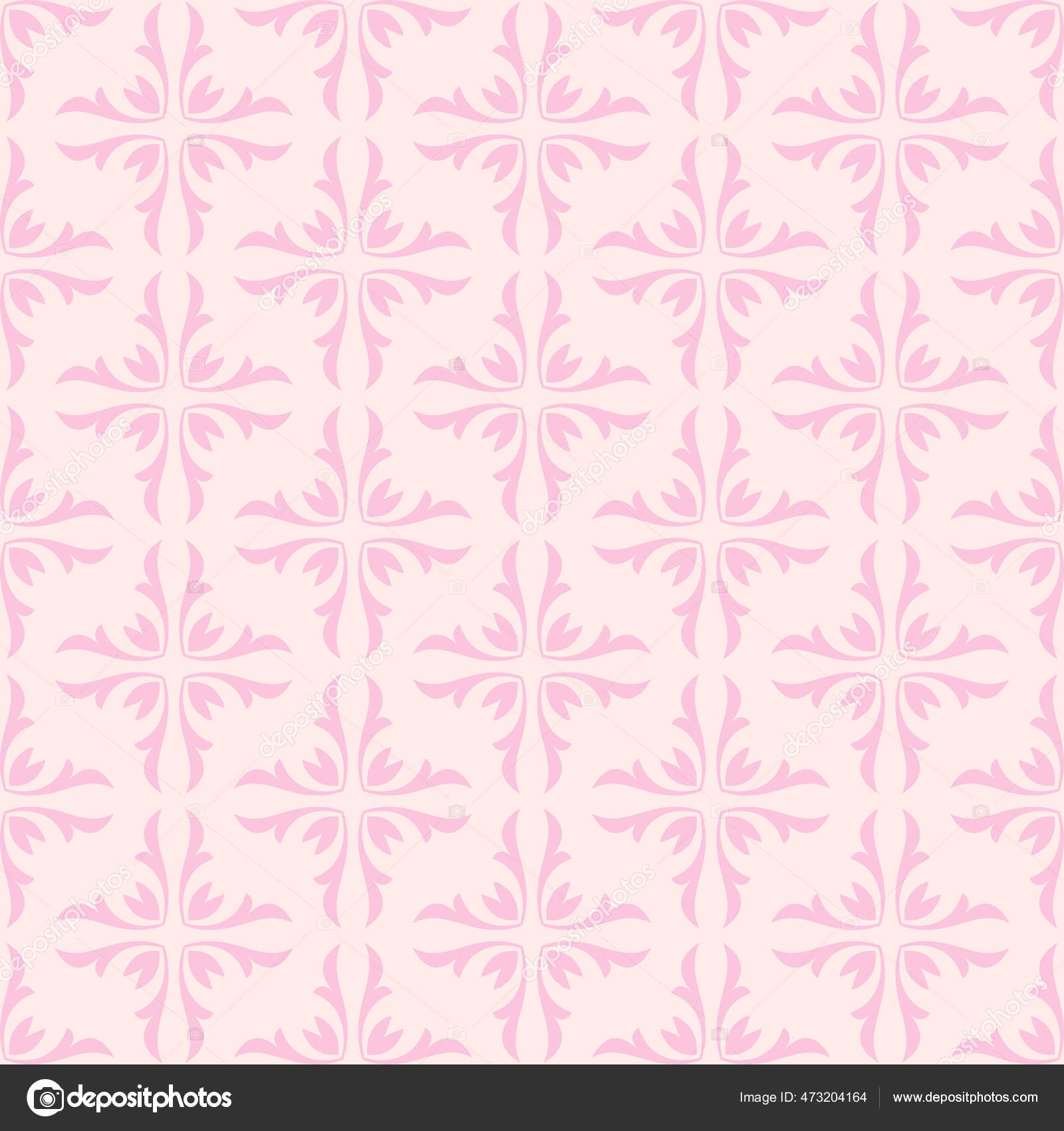 Background Pattern Floral Ornament Light Pink Background Wallpaper ...