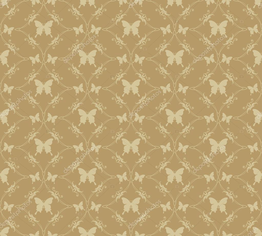 Seamless vintage Wallpaper — Stock Vector © kio777 #62543793