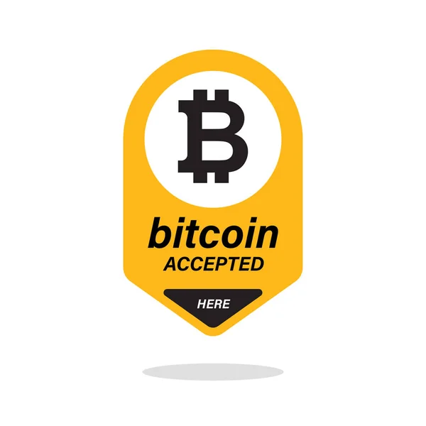 We Accept Bitcoin Logo