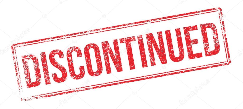 Discontinued red rubber stamp on white Stock Vector Image by ...