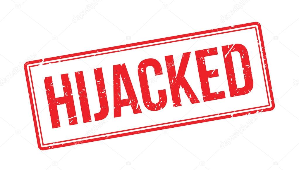 Hijacked rubber stamp — Stock Vector © lkeskinen0 #124445596