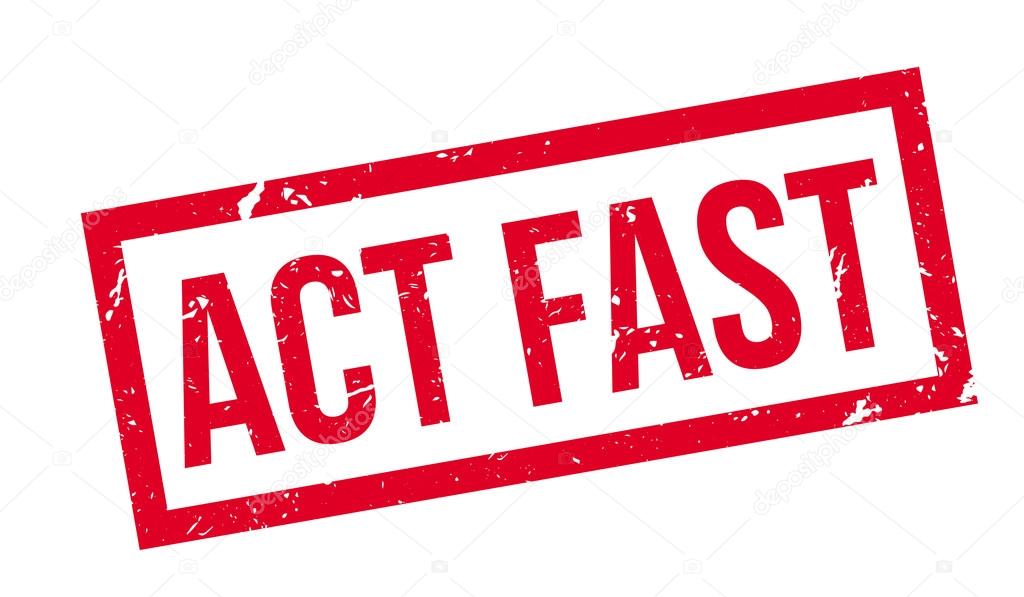 Act Fast rubber stamp Stock Vector Image by ©lkeskinen0 #124445722