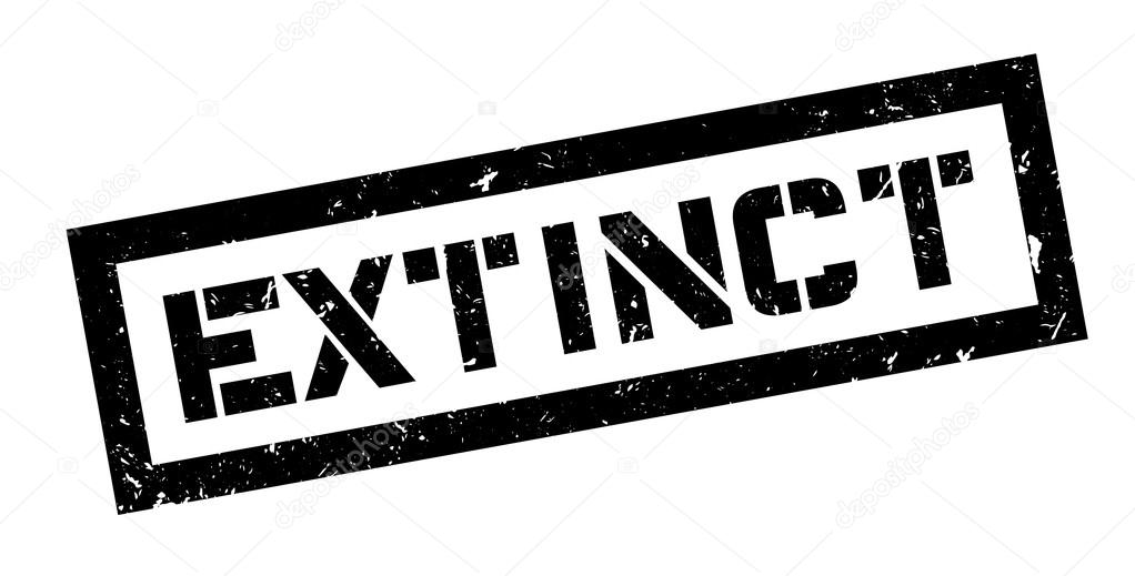 Extinct rubber stamp Stock Vector Image by ©lkeskinen0 #124472526