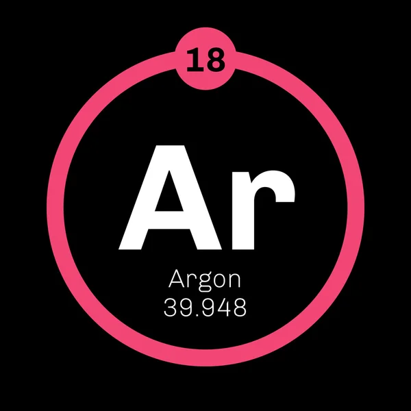 ᐈ Argon stock illustrations, Royalty Free argon periodic table icon ...