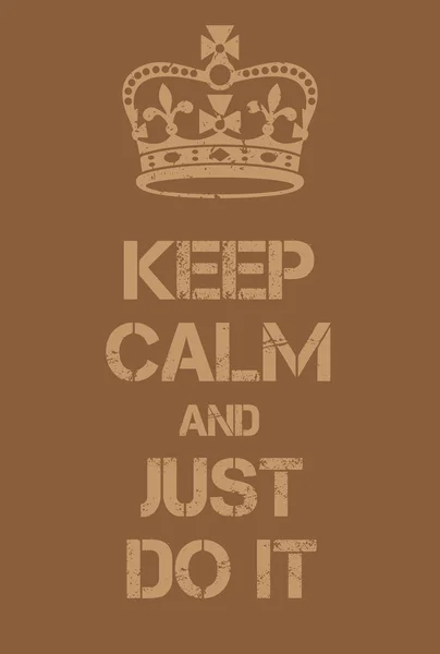 Keep Calm And Just Do It Wallpaper