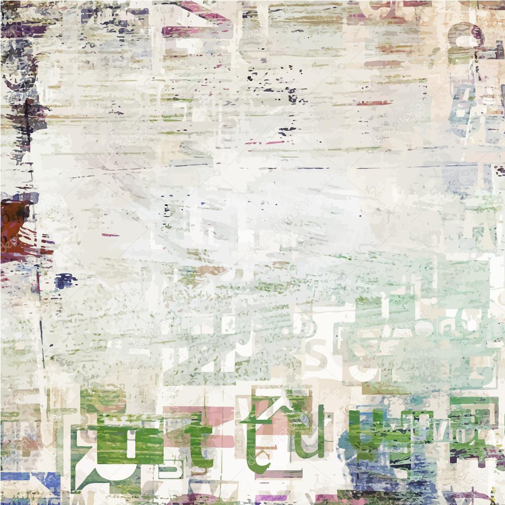 Newspaper, magazine grunge letters background Stock Vector Image by ...