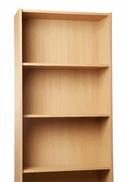 Empty bookcase Vector Art Stock Images | Depositphotos