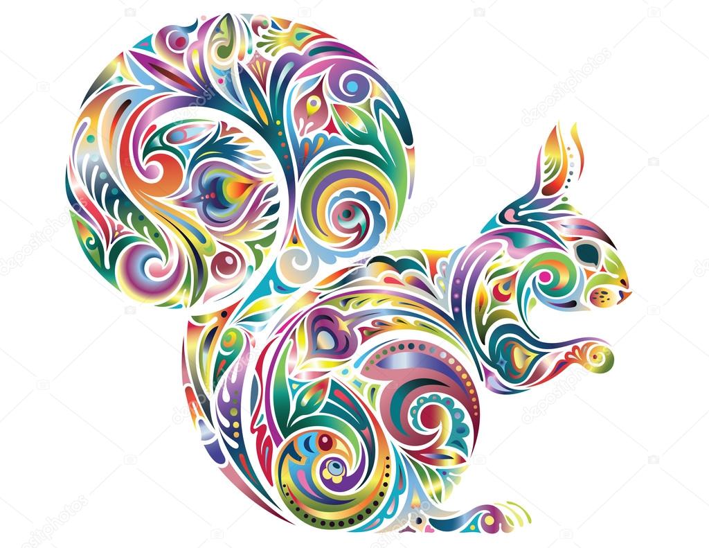 Abstract Squirrel