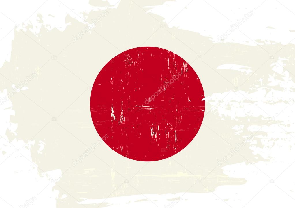 Japan scratched Flag Stock Vector by ©tintin75 102594226