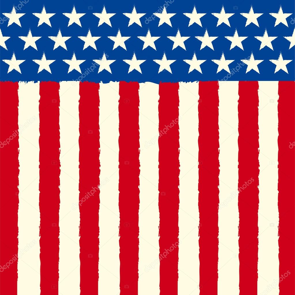 American square sketch flag — Stock Vector © tintin75 #72894849