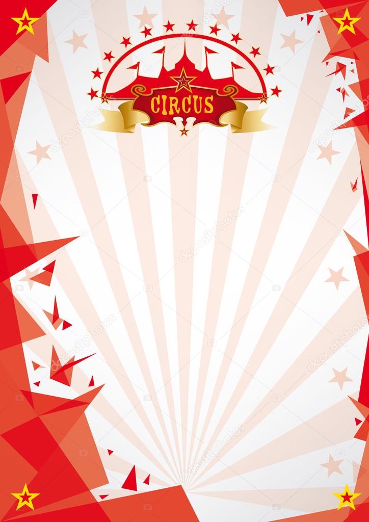 Circus red background origami Stock Vector by ©tintin75 74551269