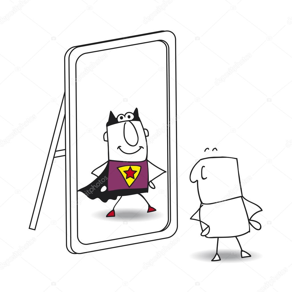 Superhero Mirror