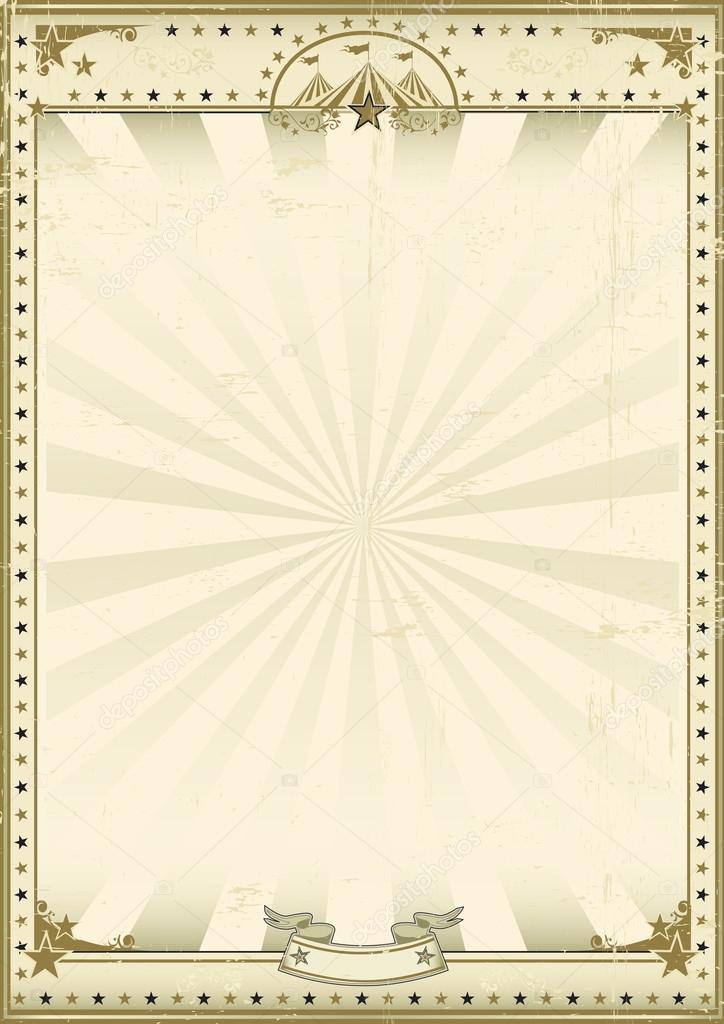 Circus Border Vintage