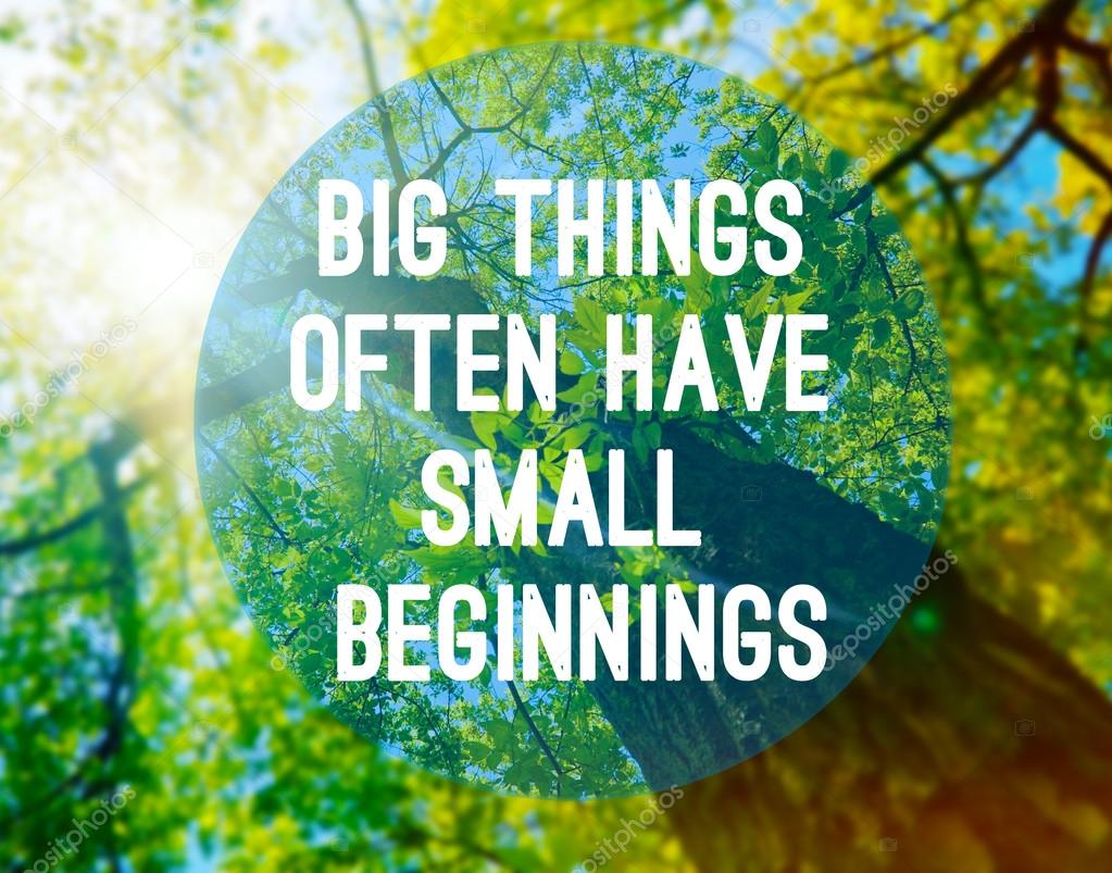 Inspirational motivating quote on forest background Stock Photo by ...