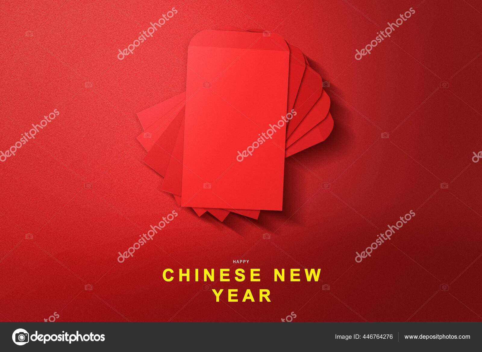 Red Envelopes Angpao Colored Background Happy Chinese New Year — Stock ...