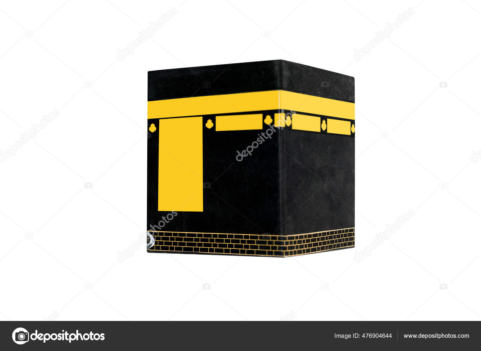 Holy Kaaba Isolated White Background — Stock Photo © leolintang #476904644