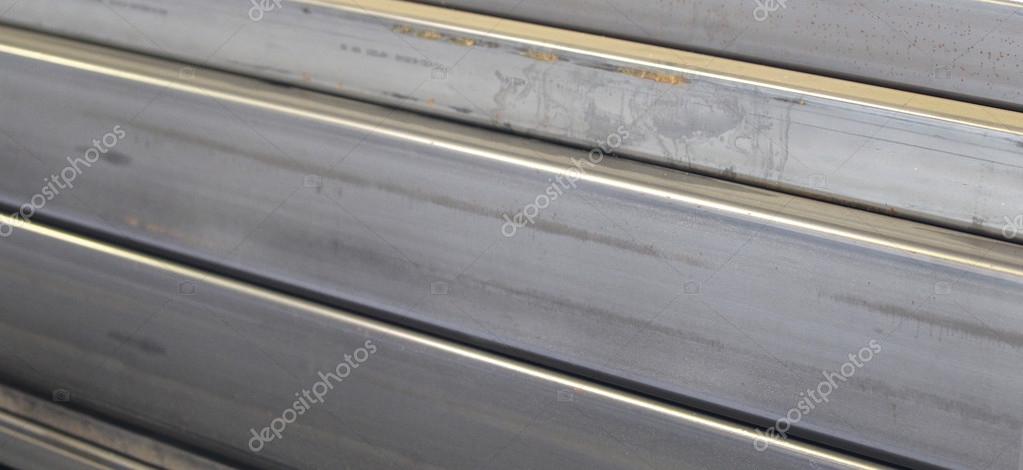 Metal profiles channel, side view — Stock Photo © supermatros #76336825