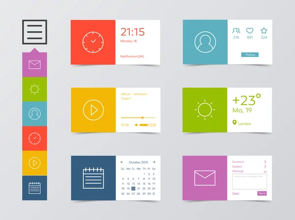 App ui design Vector Art Stock Images | Depositphotos