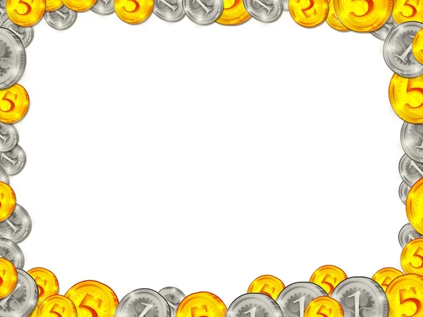 Coins Border Clip Art