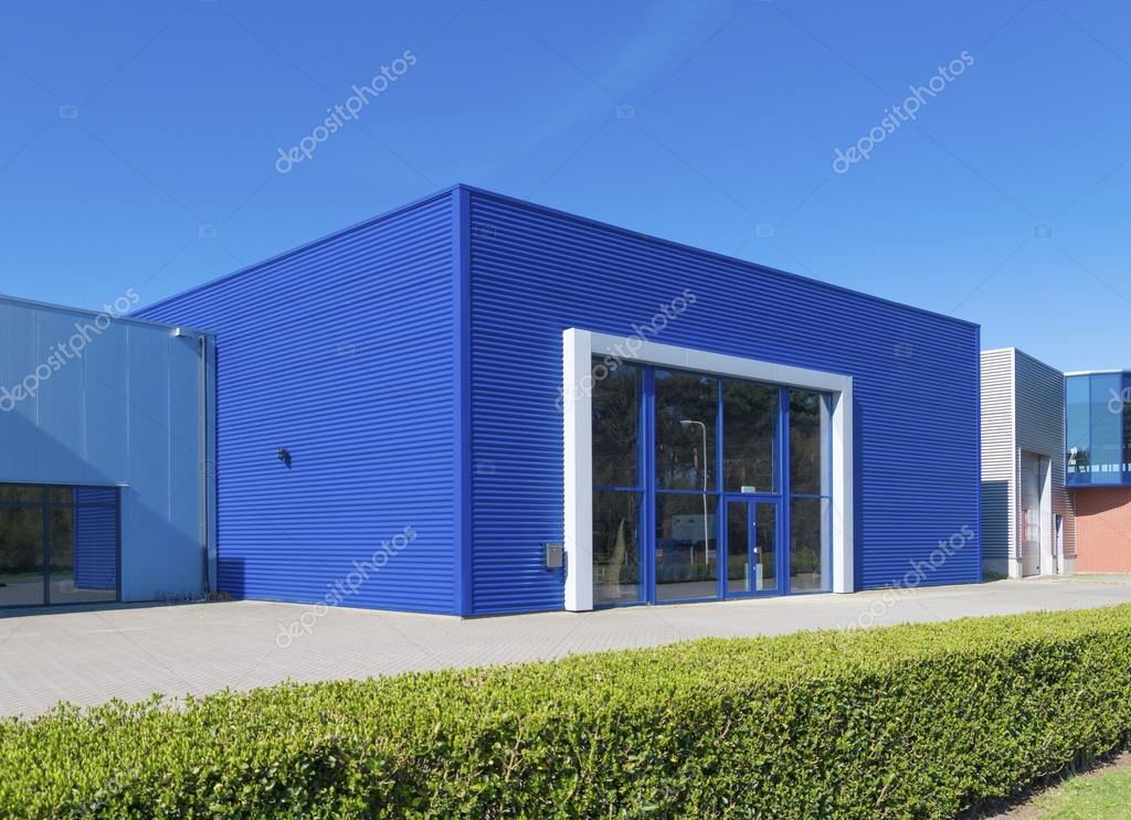 Blue warehouse Stock Photo by ©hansenn 77211021