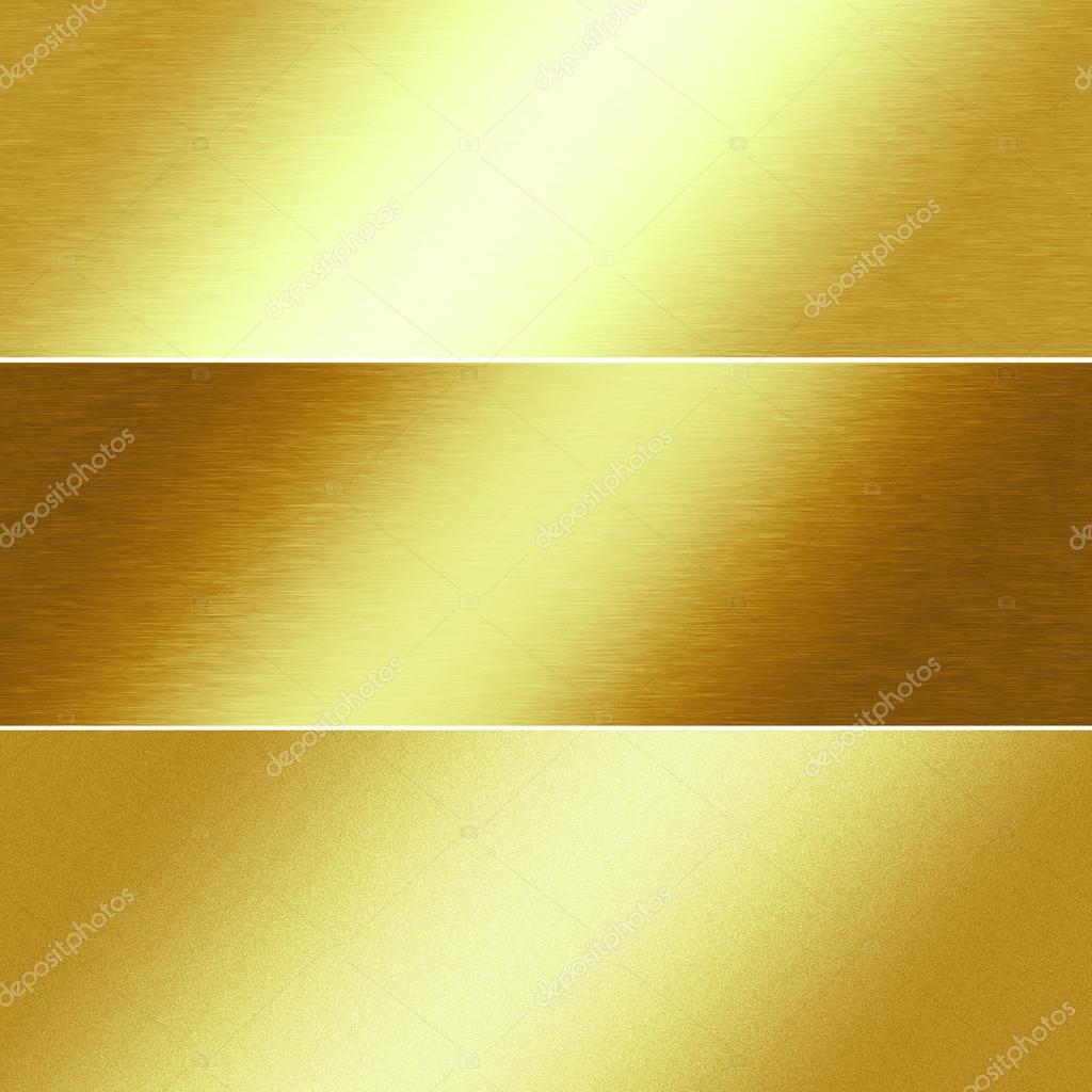 Gold metal texture abstract background banner templates — Stock Photo ...