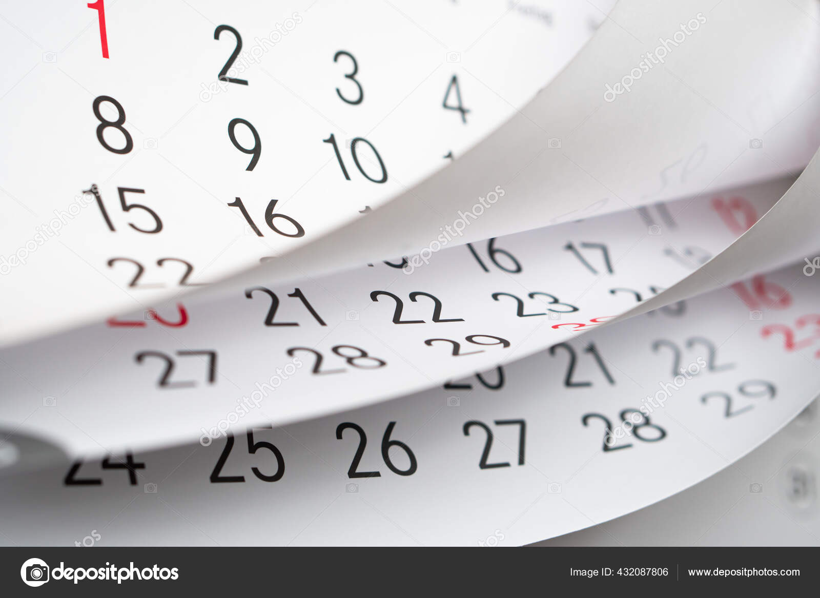 Calendar Pages Turning