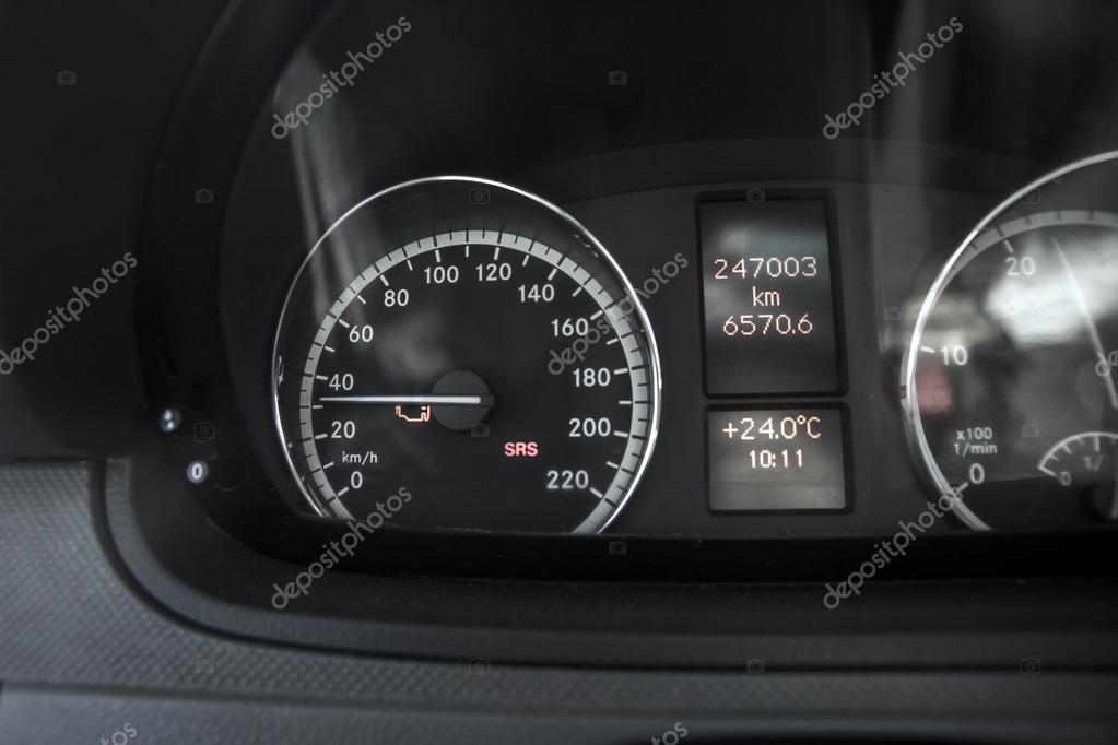 Check engine light. Car dashboard in closeup — Stock Photo © Beaver1488 ...
