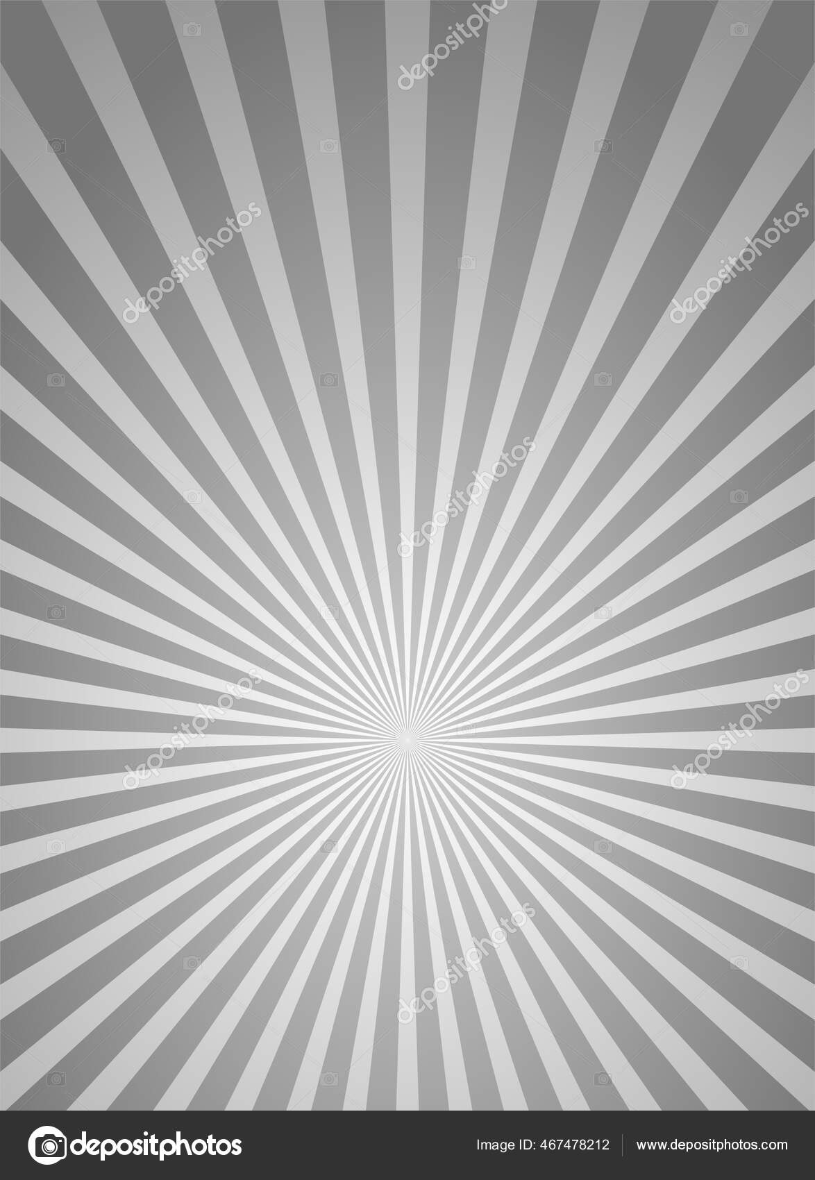 Vintage Sunlight Background Silver Grey Burst Background White ...