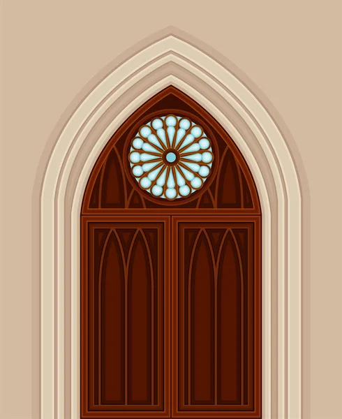 Gothic Gate. Hand Drawn Sketch Vintage Doors. Stock Vector Image by ...