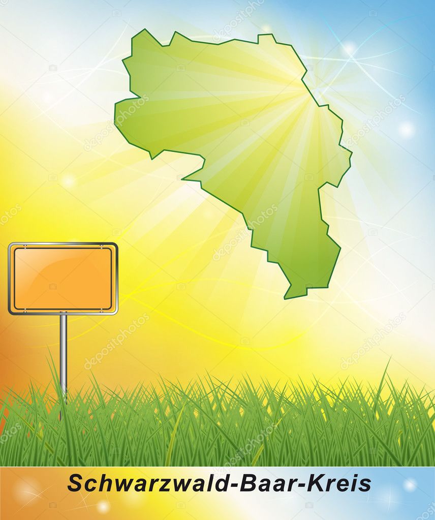 El mapa de Schwarzwald-Baar-Kreis 2022