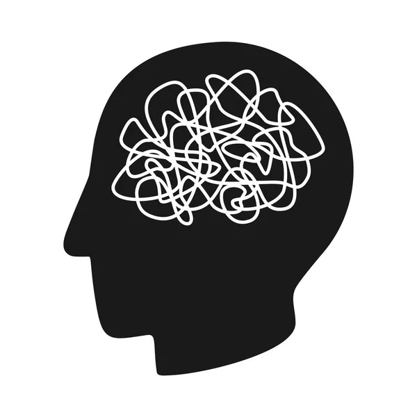 Mental Health Concept Two Heads Brain Continuous Line Blue Green Stock ... Mental Health Concept Two Heads Brain Continuous Line Blue Green Stock ...
