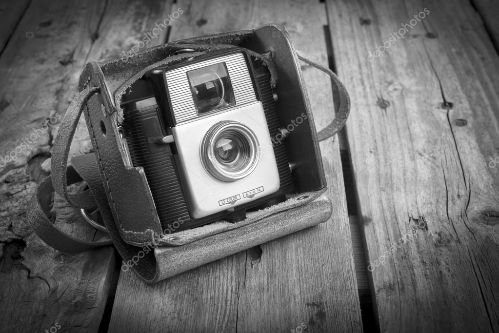 Vintage Black And White Photography Camera